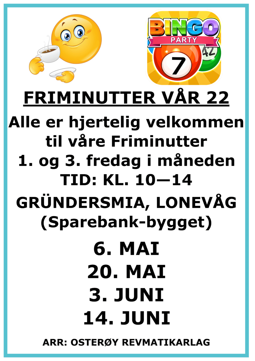 Friminutt | Norsk Revmatikerforbund